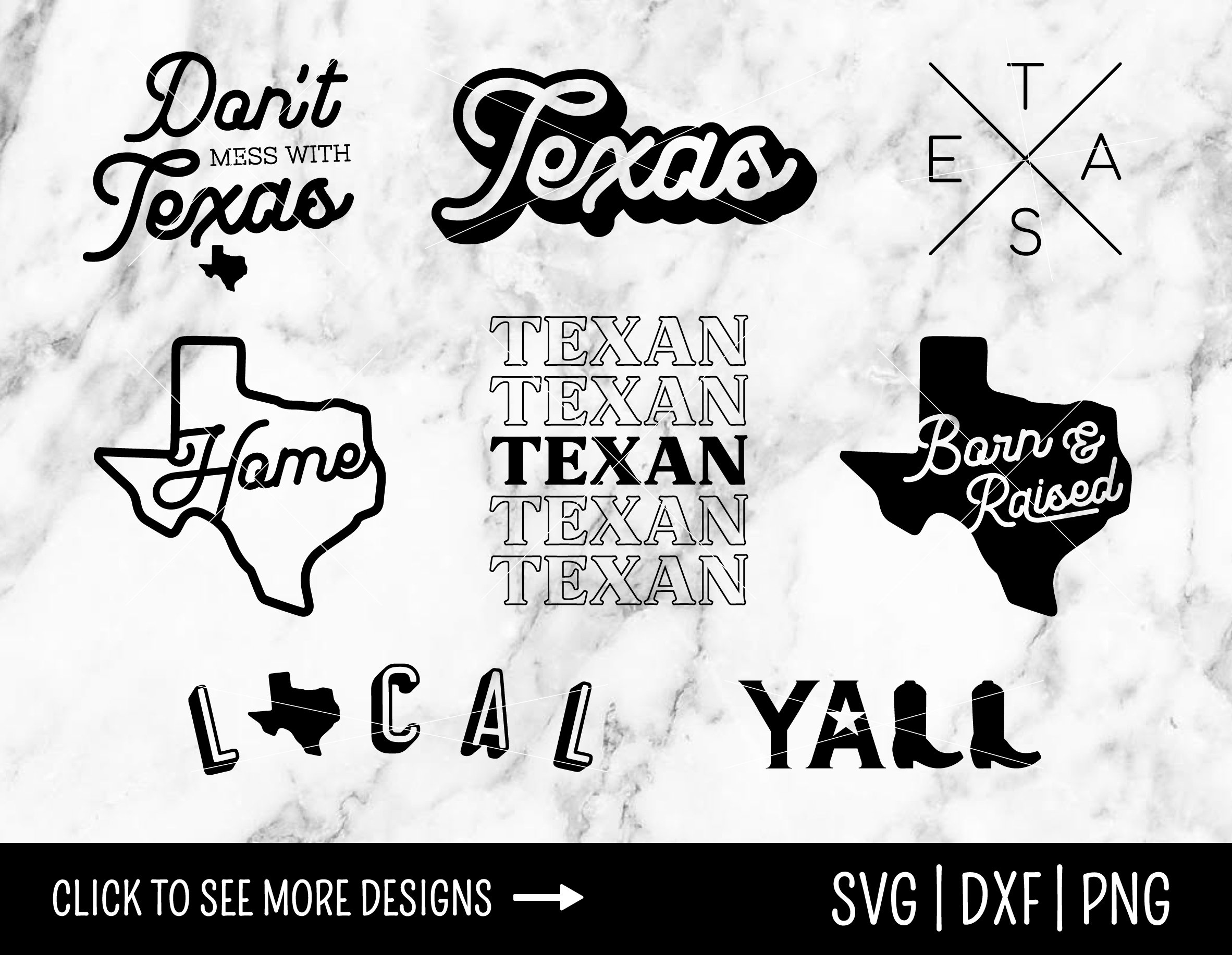 Texas SVG Bundle Texas Sayings State shape Texas Tshirt | Etsy