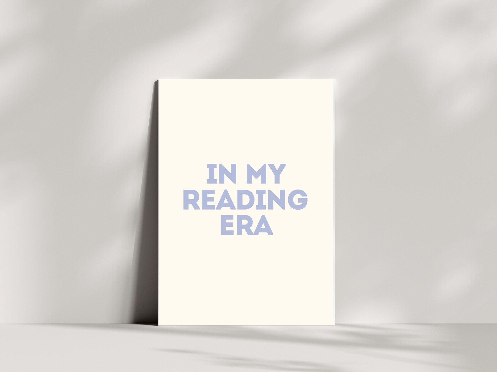 In My Reading Era Books Print, Digital Art Download, Book Lover Wall ...
