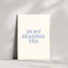 In My Reading Era Books Print, Digital Art Download, Book Lover Wall ...