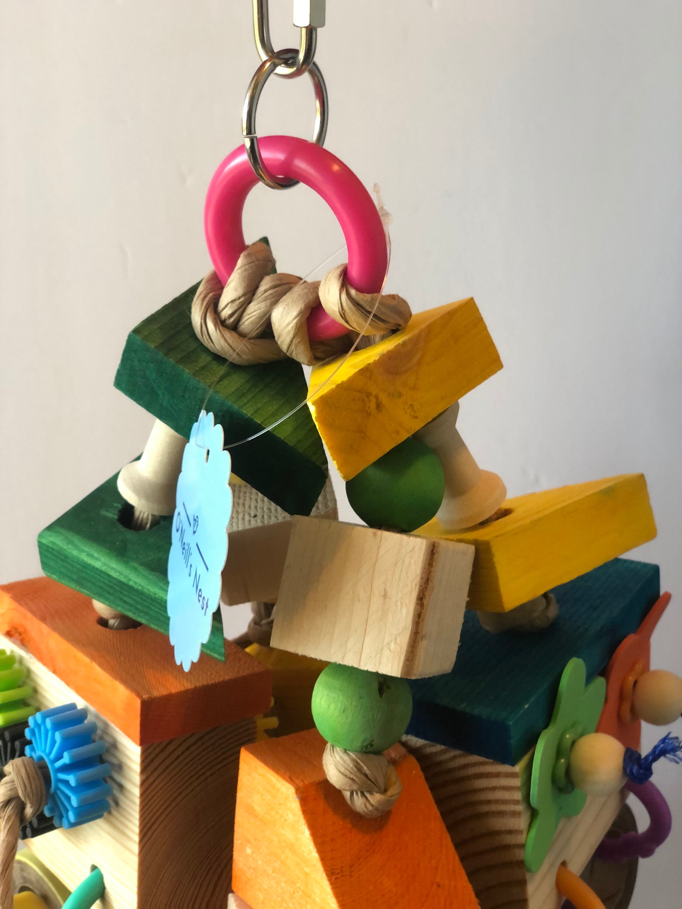 Pine Puzzler Parrot toy for Large Birds Macaws Cockatoos | Etsy