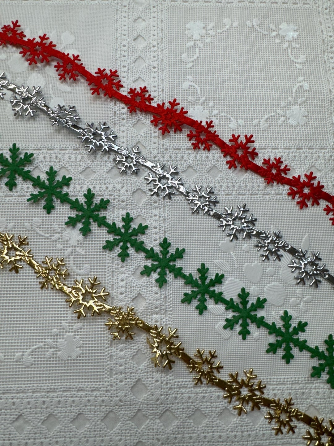 Snowflake Trim - Etsy