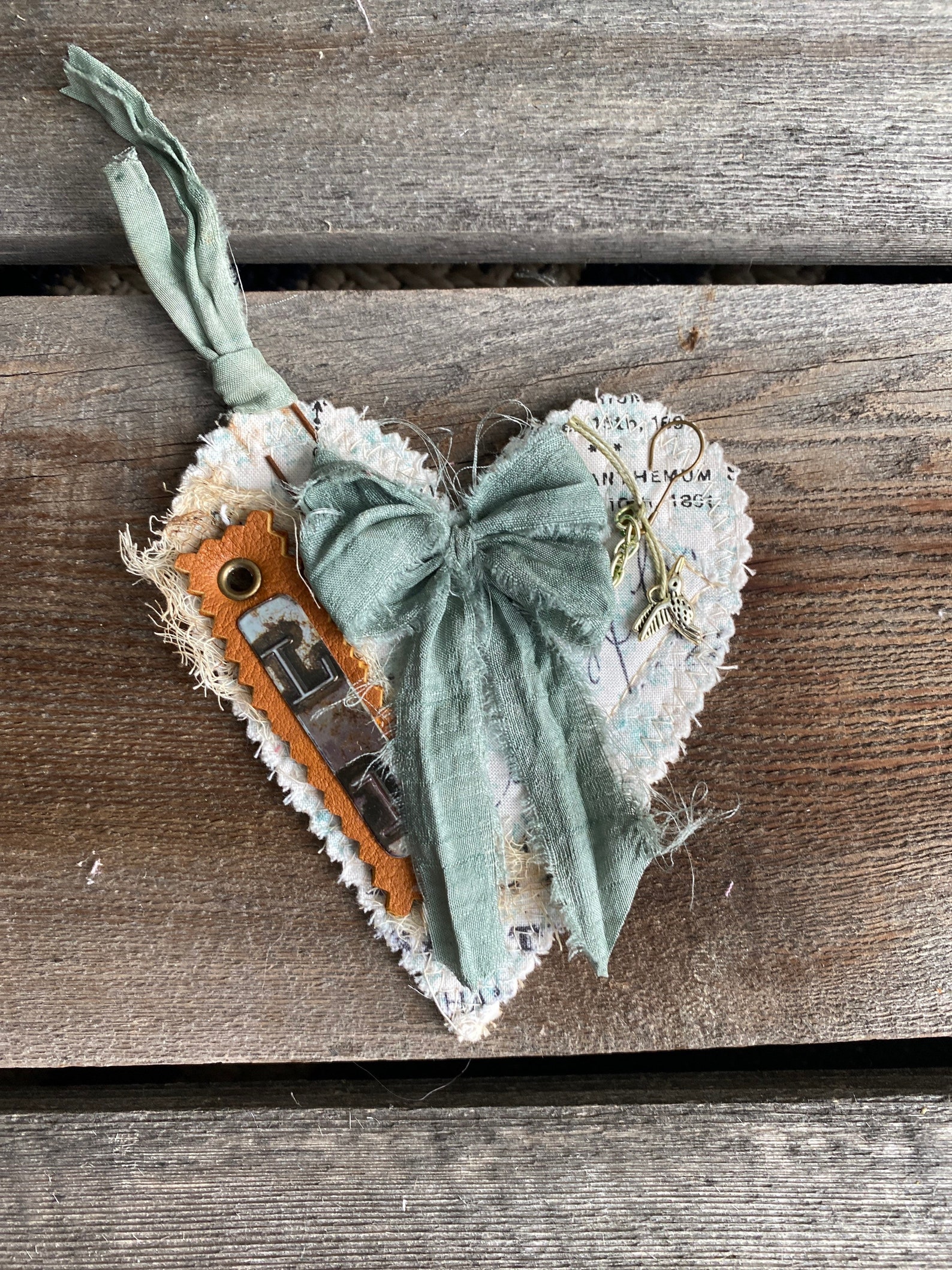 Distressed Hearts | Etsy