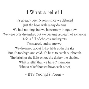 BTS SUGA Yoongi Poem Lyrics Prints Poster digital Download - Etsy UK