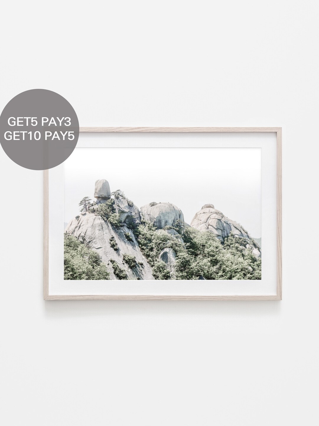 Inwangsan, Seoul, Korea Travel Landscape, (digital Download ...