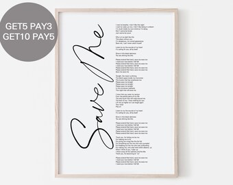Bts Save Me Poster - Etsy