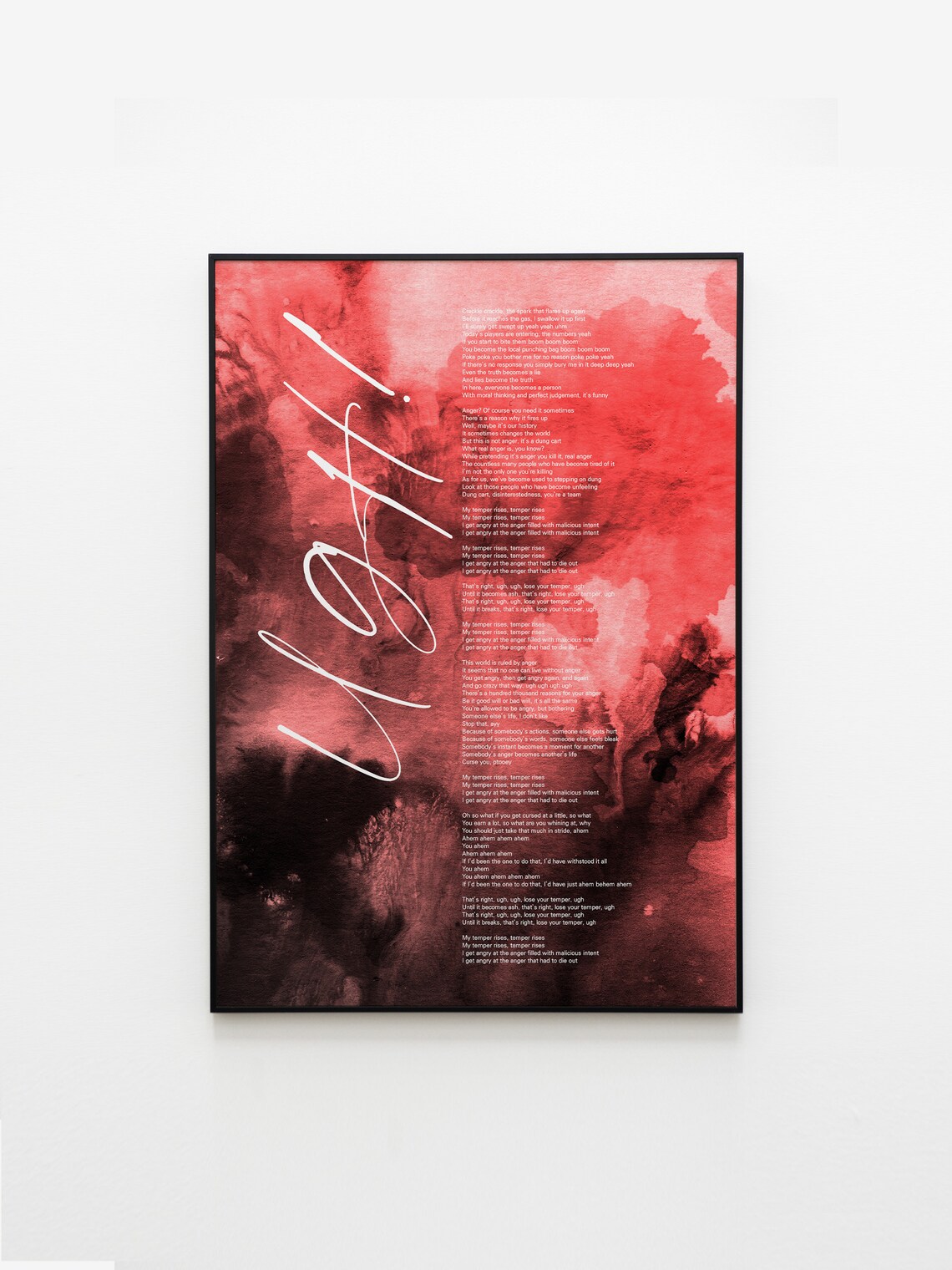 BTS UGH Lyrics Prints Poster digital Download Korean - Etsy