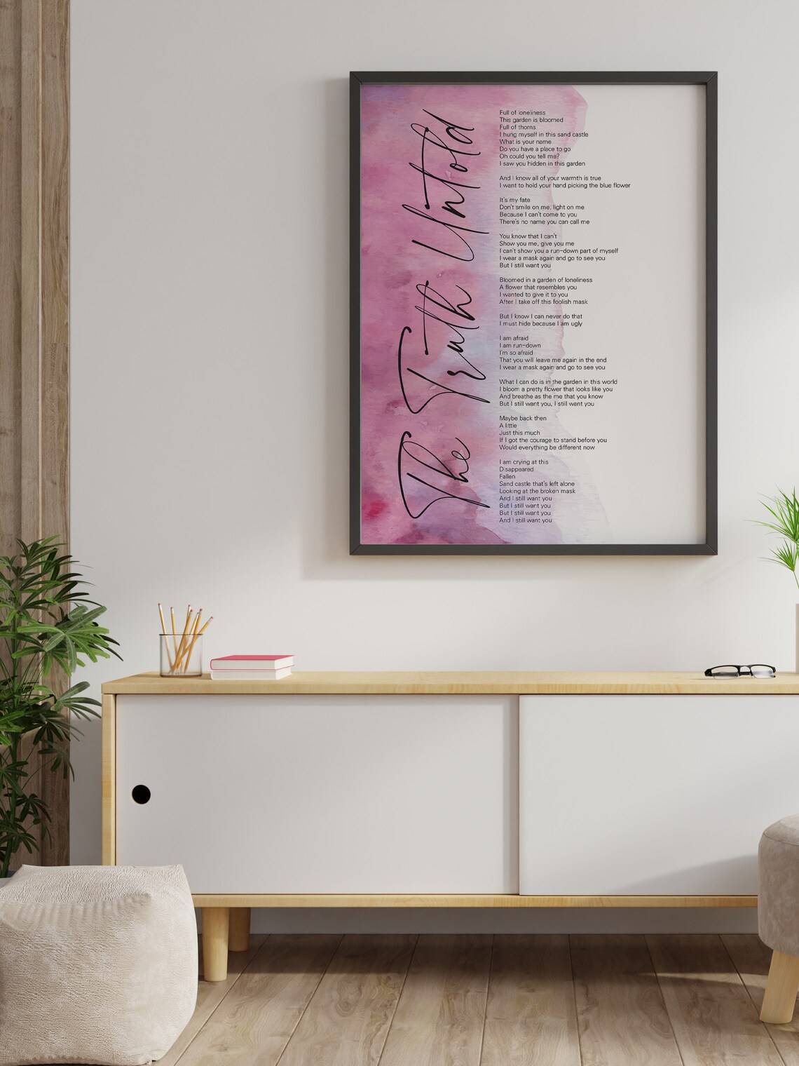 BTS The Truth Untold Lyrics Prints Poster Digital Download - Etsy España