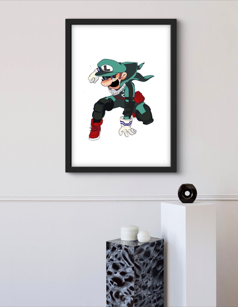Super Mario and My Hero Academia Cross Over - Etsy
