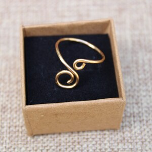 14k Gold Filled Adjustable Ring, Adjustable Gold Ring, Adjustable Ring ...