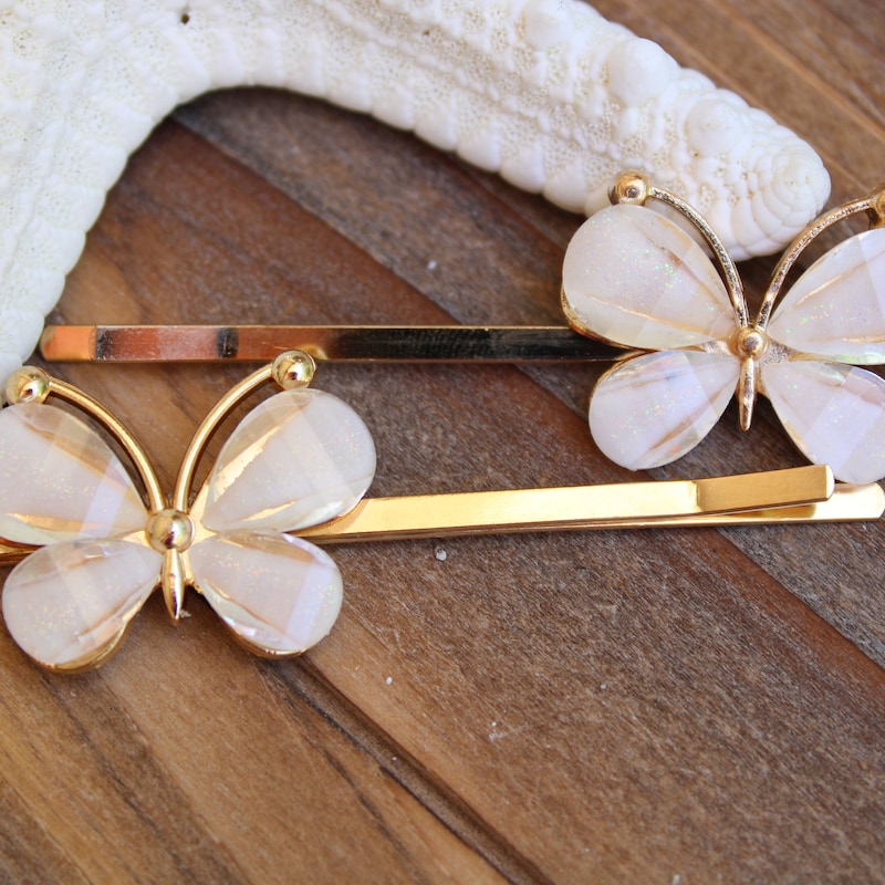 Butterfly Hair Pins - Etsy