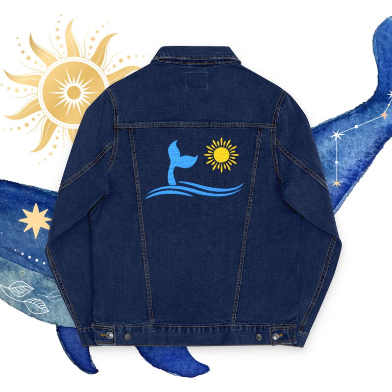 Denim Whale - Etsy