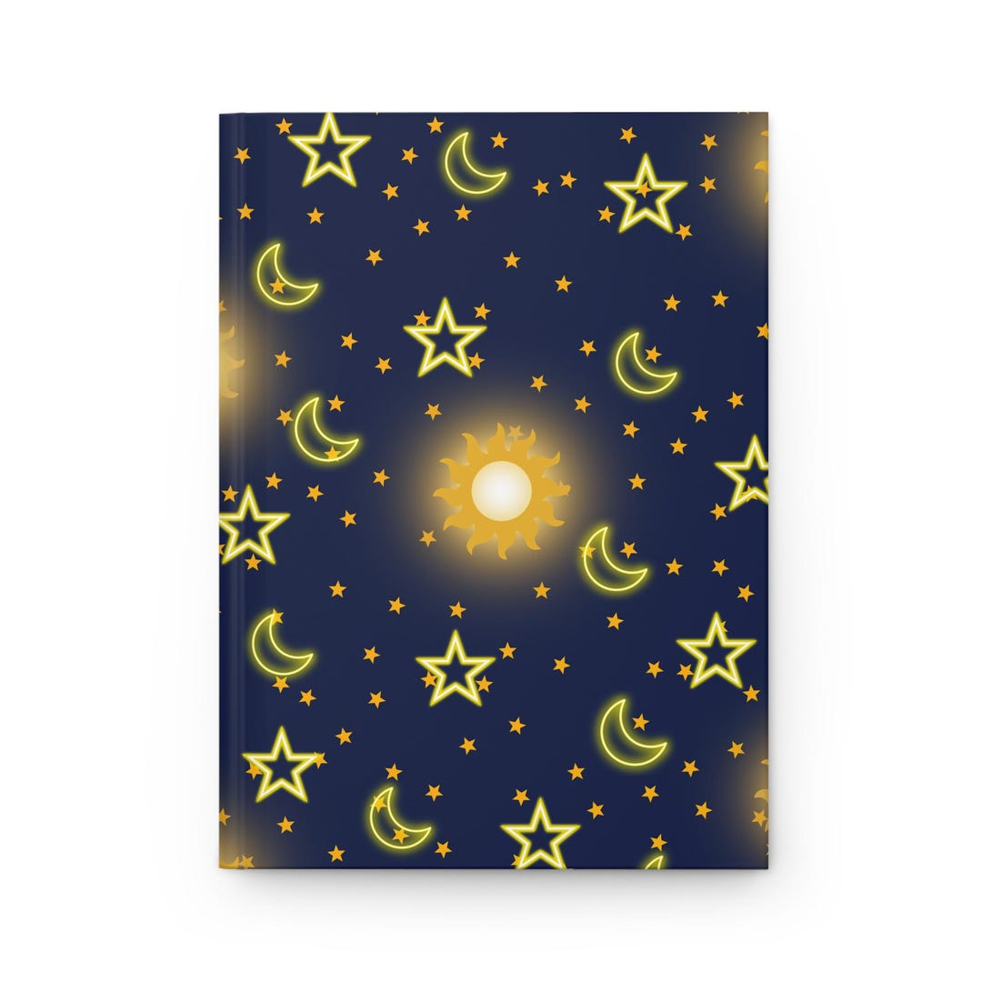 Celestial Dreams Journal, Night Sky Notebook, Starry Pattern Diary ...