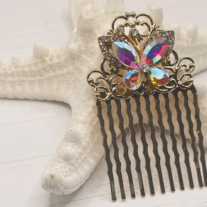 Butterfly Hair Comb - Etsy