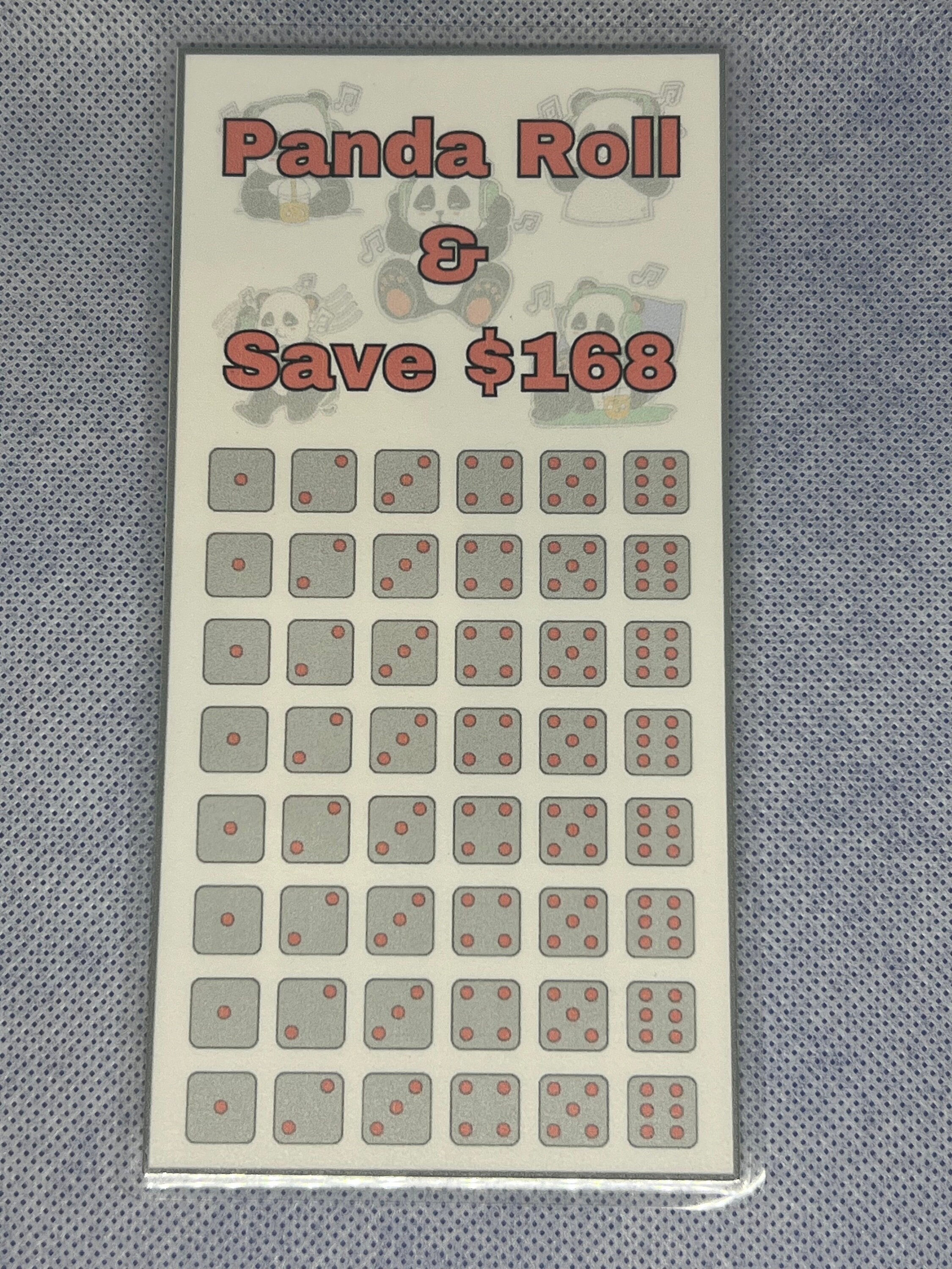 Panda Roll & Save Savings Challenge - Etsy