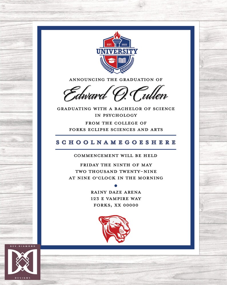 Graduation Invitation - Etsy