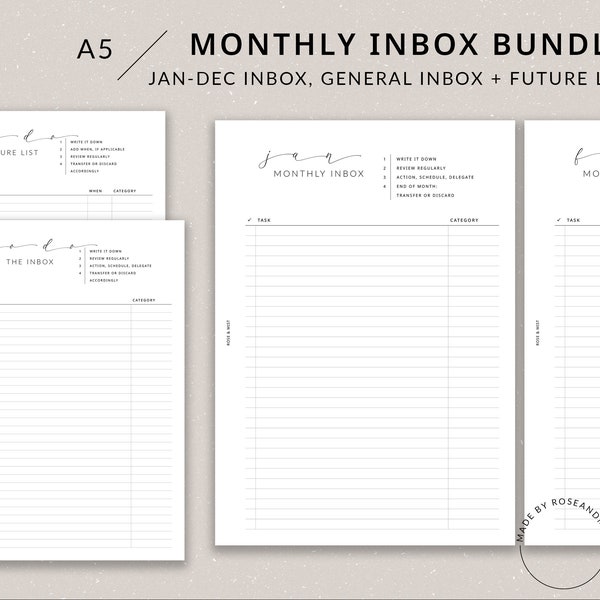 Planner Inserts - Etsy