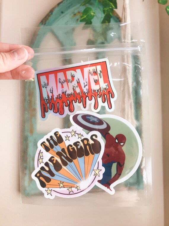 Marvel Sticker Pack /avengers Stickers/ Marvel Waterproof | Etsy