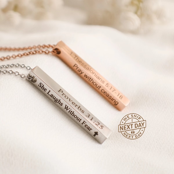 Bible Verse Jewelry - Etsy