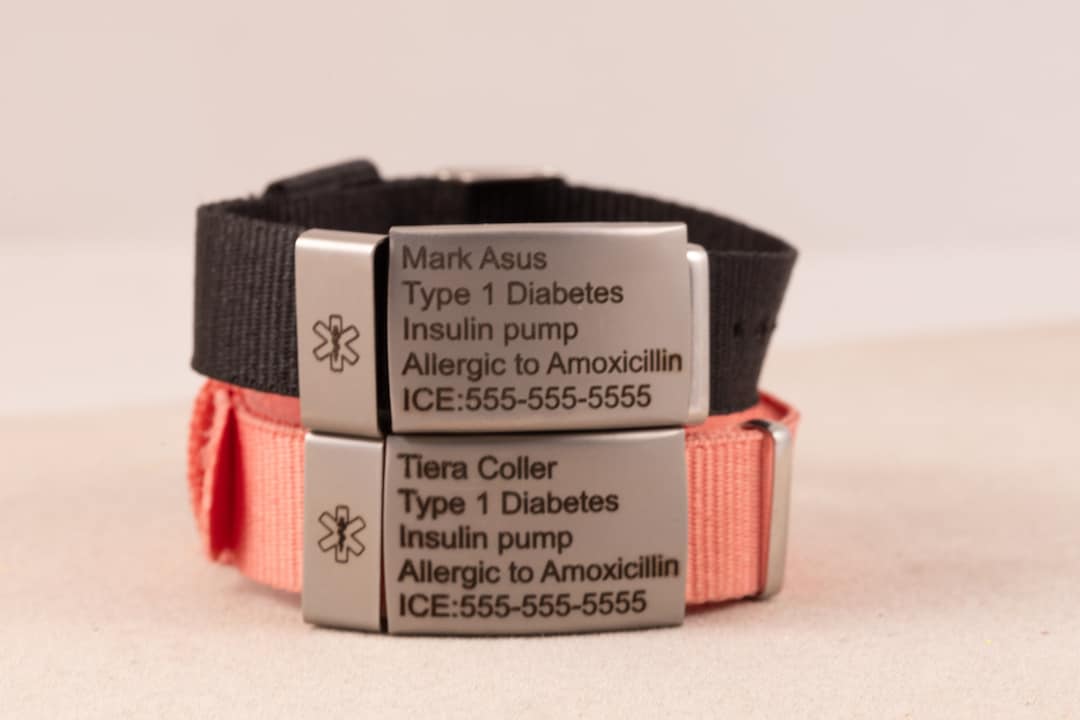 Personalized Medical ID Bracelet: Emergency Alert Jewelry - Etsy