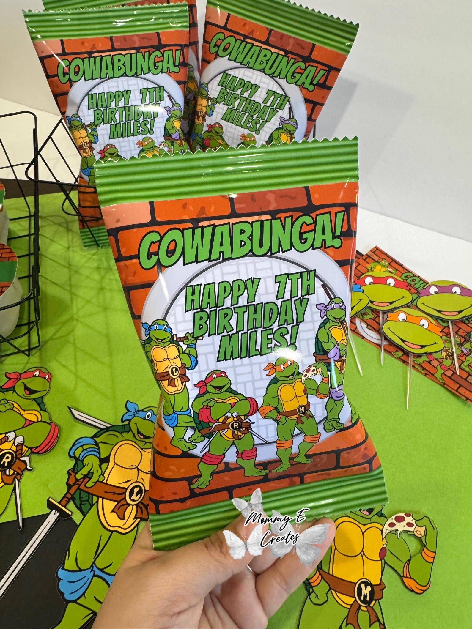 Custom Chip Bags, Set of 12, Custom Party Favors, Custom Snack Favors ...