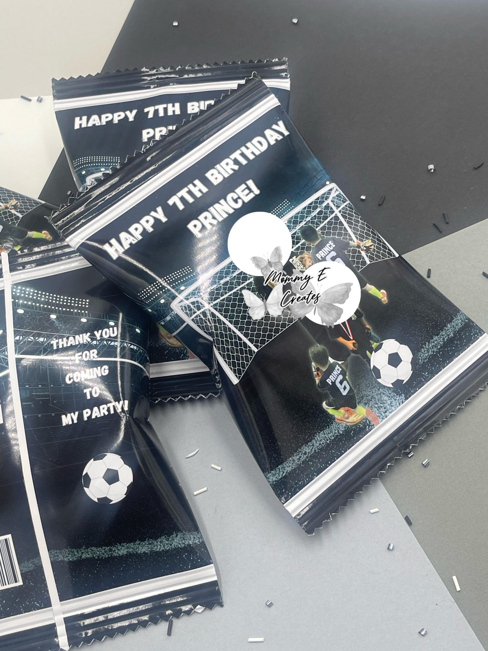 Custom Chip Bags, Set of 12, Custom Party Favors, Custom Snack Favors ...