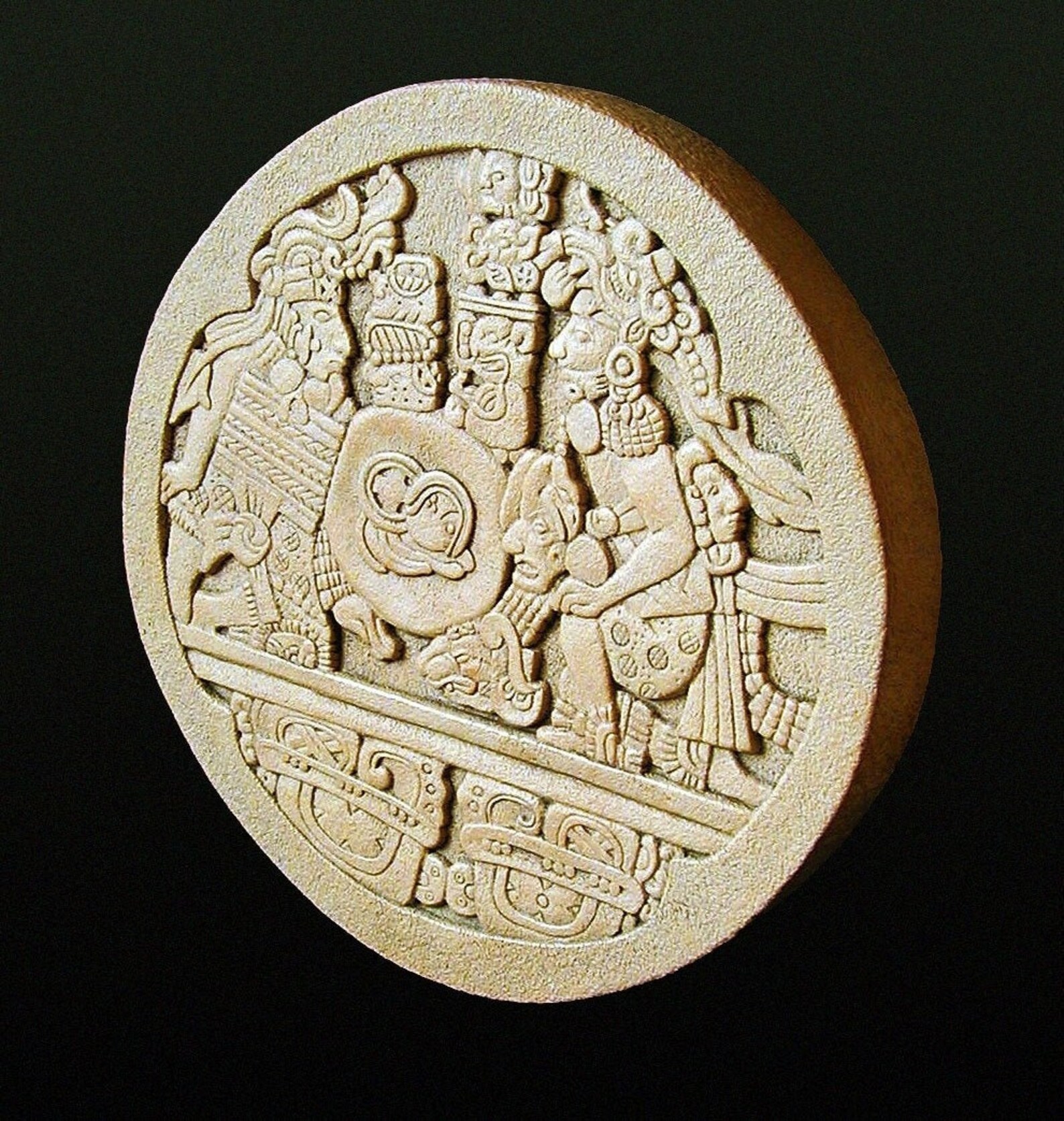 Mayan Ball Court Stone - Etsy