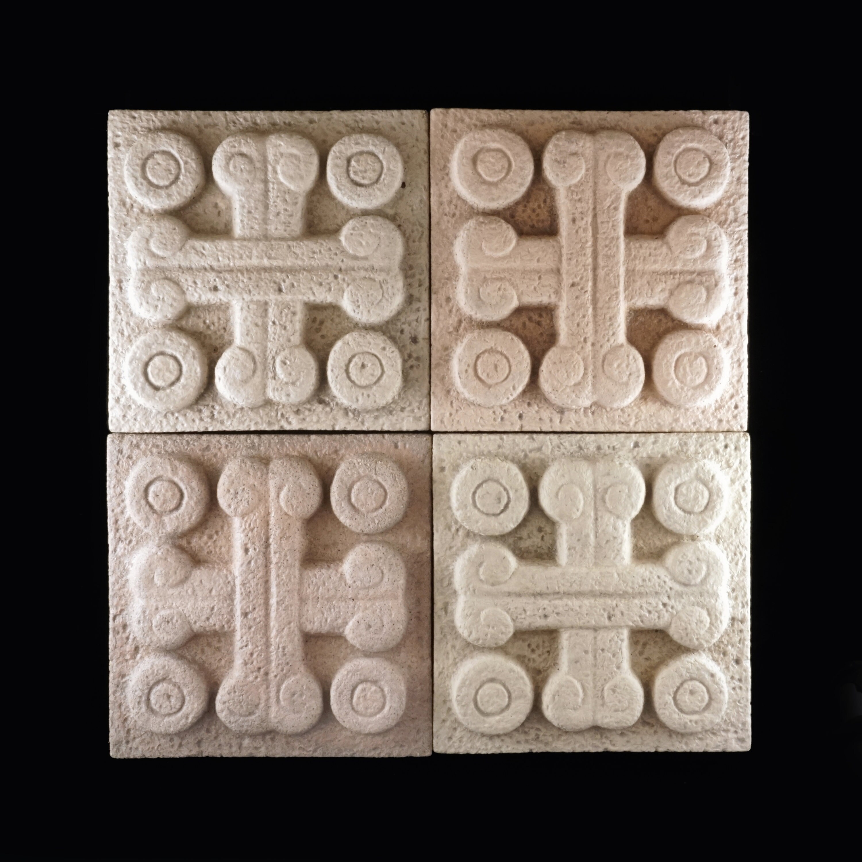 Decorative Tile Aztec Bones - Etsy