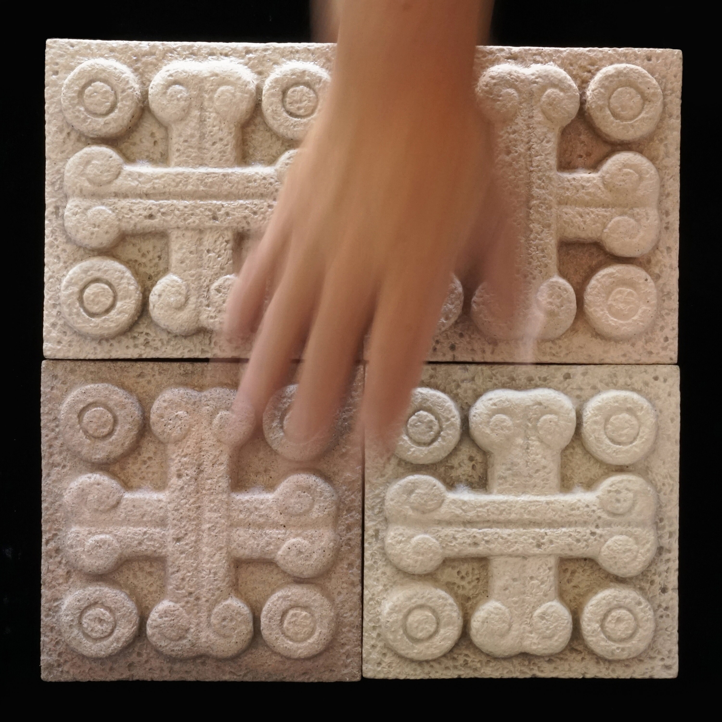 Decorative Tile Aztec Bones - Etsy