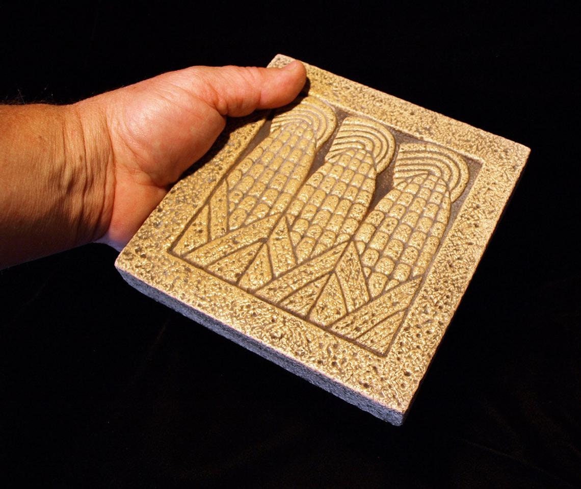 Decorative Tile - Corn - Maiz - Cintli - Design - Etsy