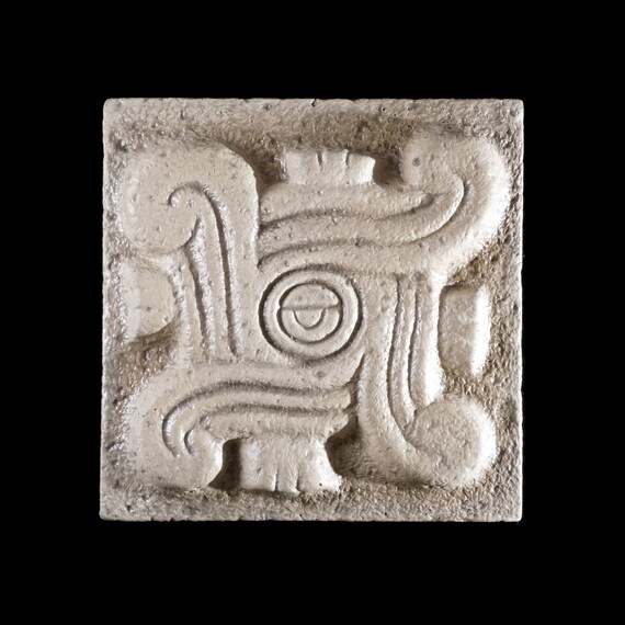 Decorative Tile Chac Rain God | Etsy