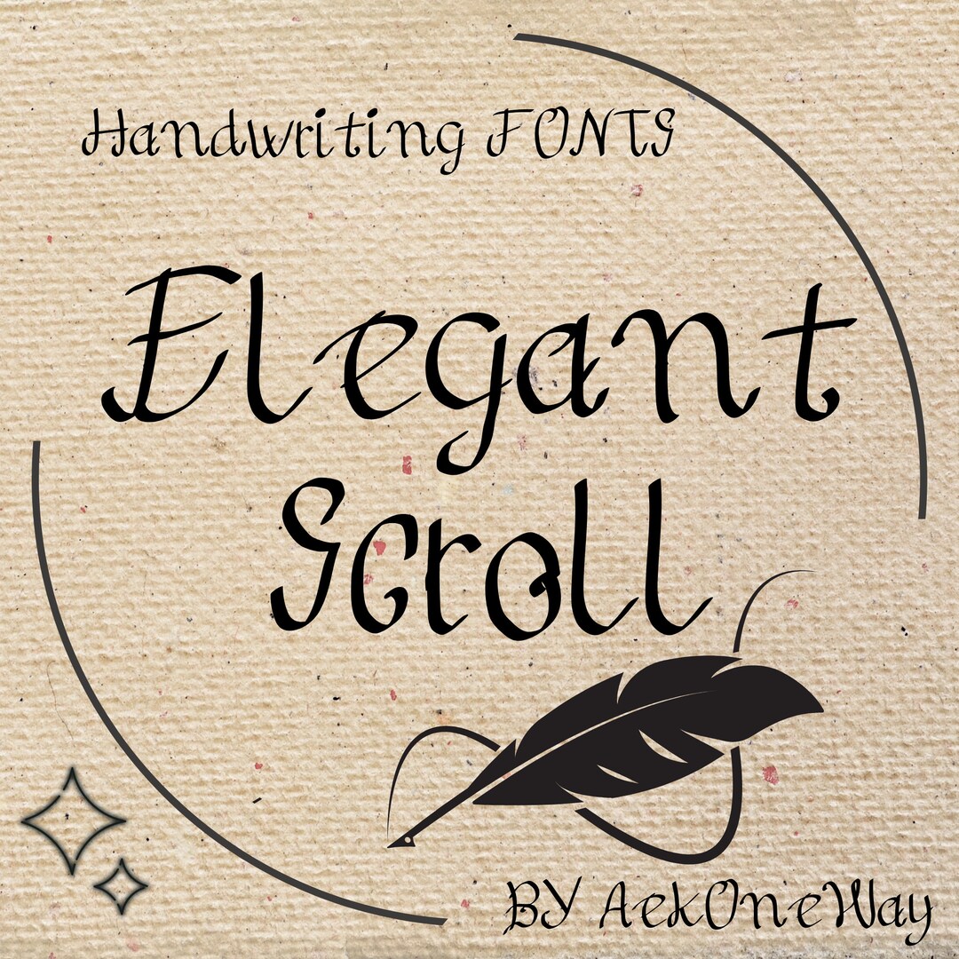 Handwriting Font ,elegant Scroll,font Neat Handwriting ,study Font,cute ...