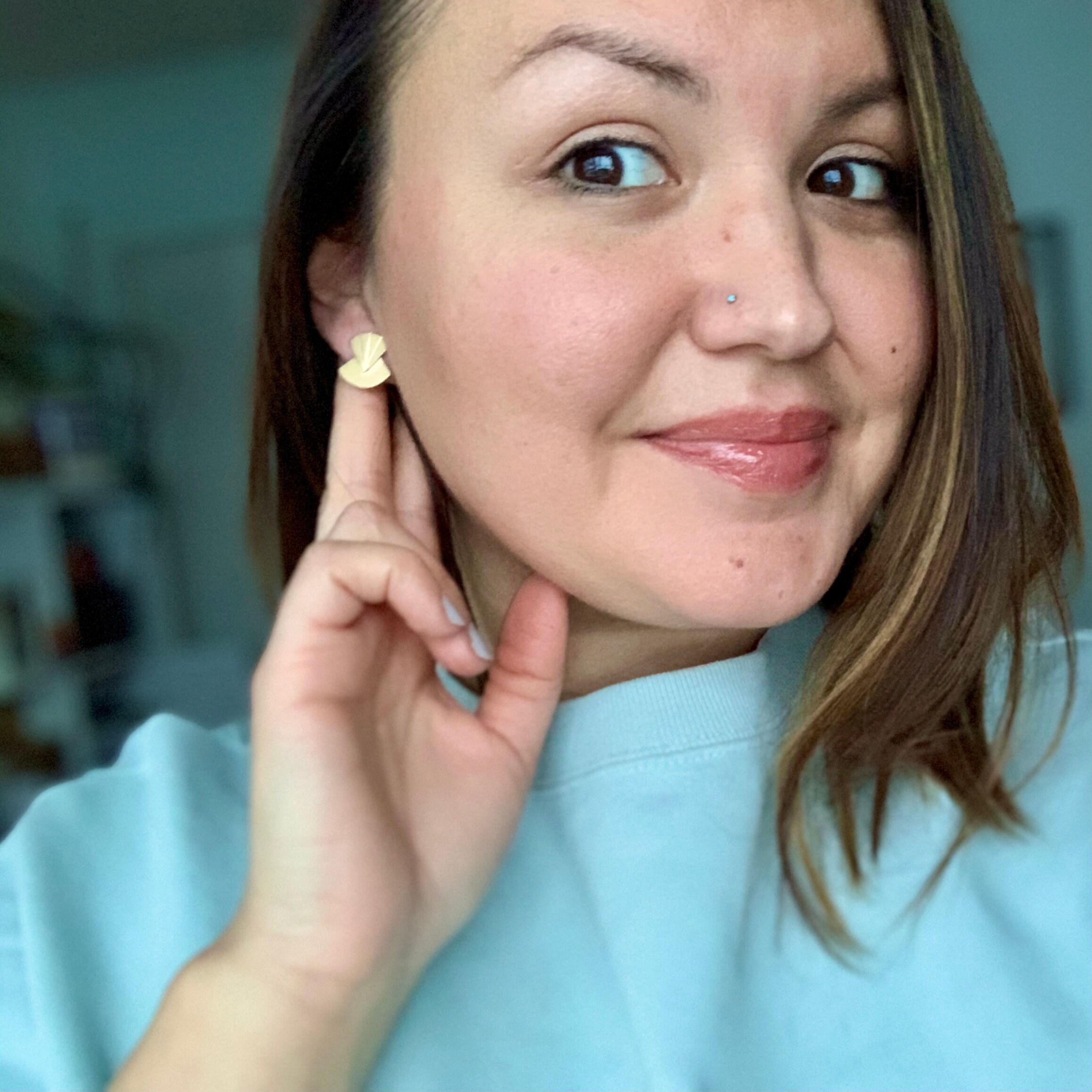 Deco Fan Stud - Etsy