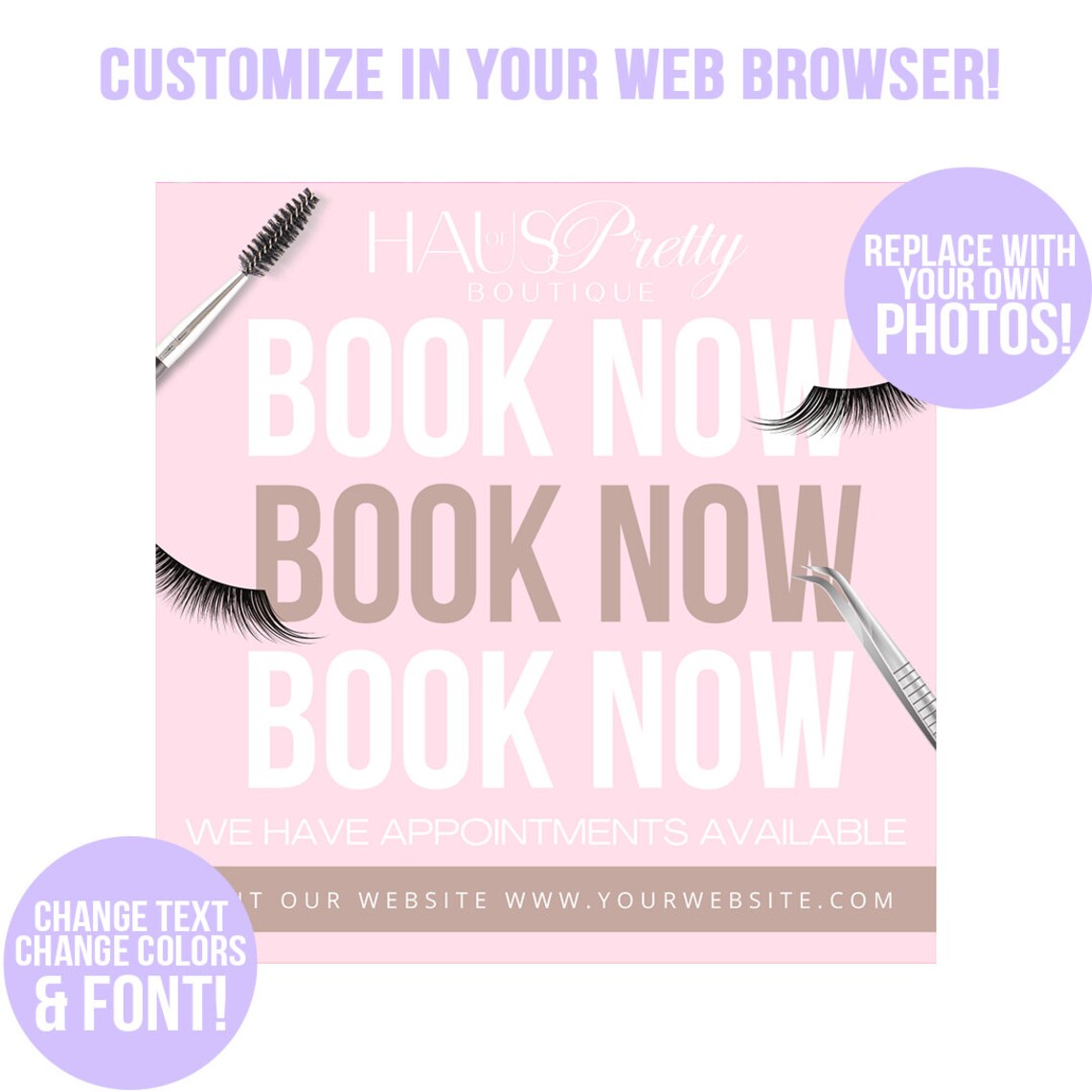 DIY Lash Flyer Lash Price List Lash Sale Flyer Lash | Etsy
