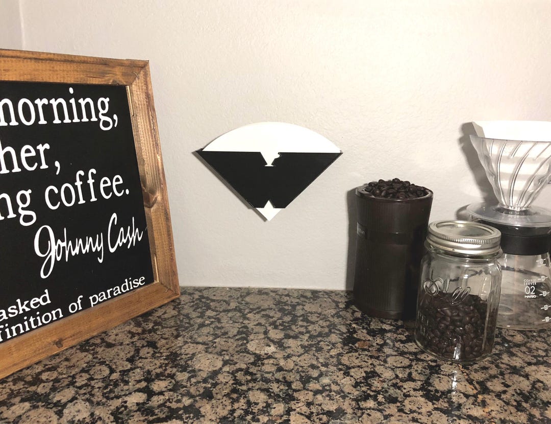 V60 Coffee Filter Organizer Space Saving Holder for Hario Style V60 02 ...