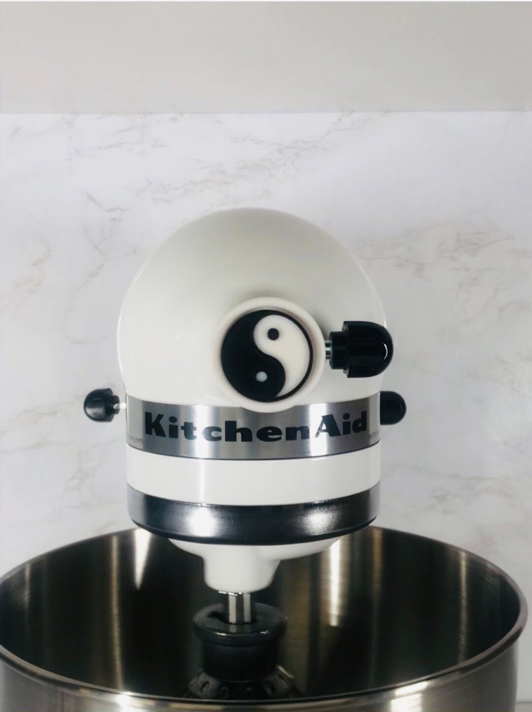 Spinning Ying Yang Kitchen Stand Mixer Hub Cover Decoration Replacement ...