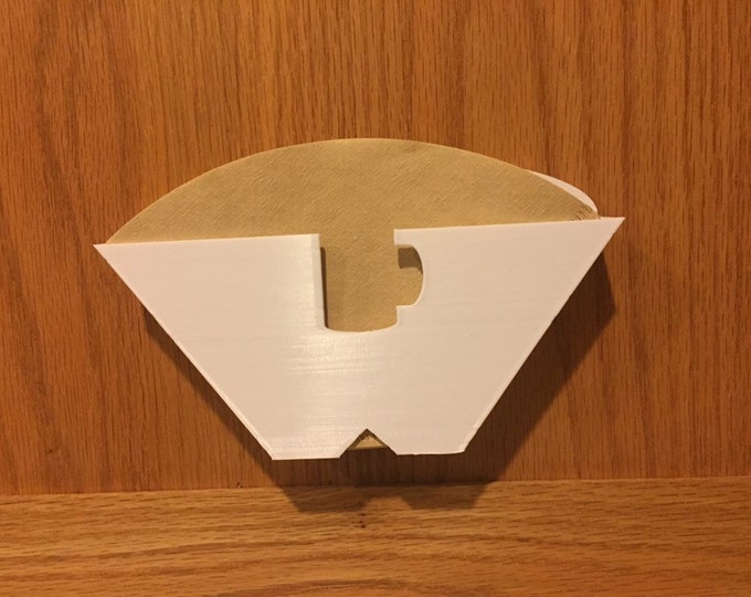 Coffee Filter Holder Cone 2 Organizer Kitchen Space Saving - Etsy