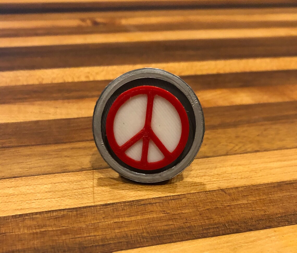 Spinning Peace Sign Kitchen Stand Mixer Hub Cover Decoration ...
