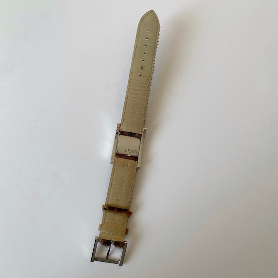 Fendi 1999 Gyro Rotating Face Pony Hair Watch - Gem