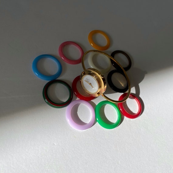 1970's Gucci Multi-colored Ring Watch, 57% OFF