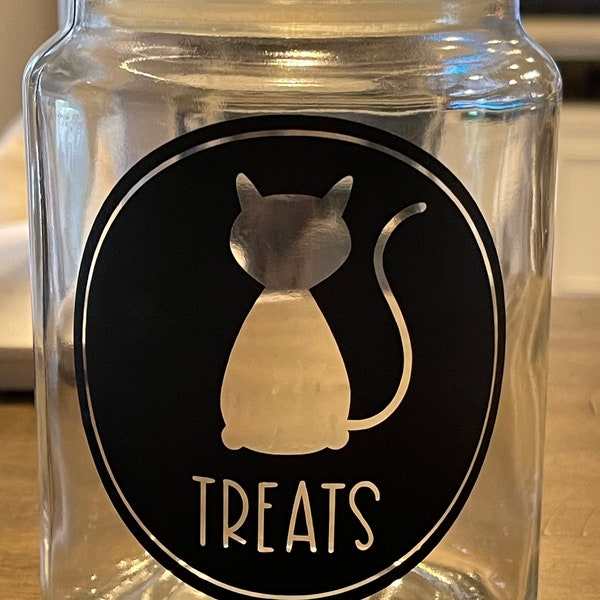Cat Treat Jar - Etsy