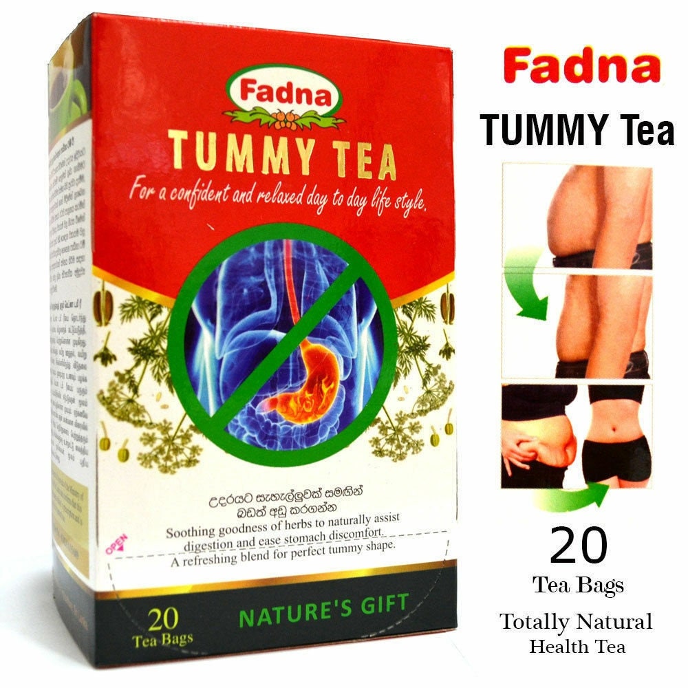 Fadna Tummy Tea Herbal Tea for Reduce Bloated Stomach and Regain Proper Abdominal Shape - Etsy