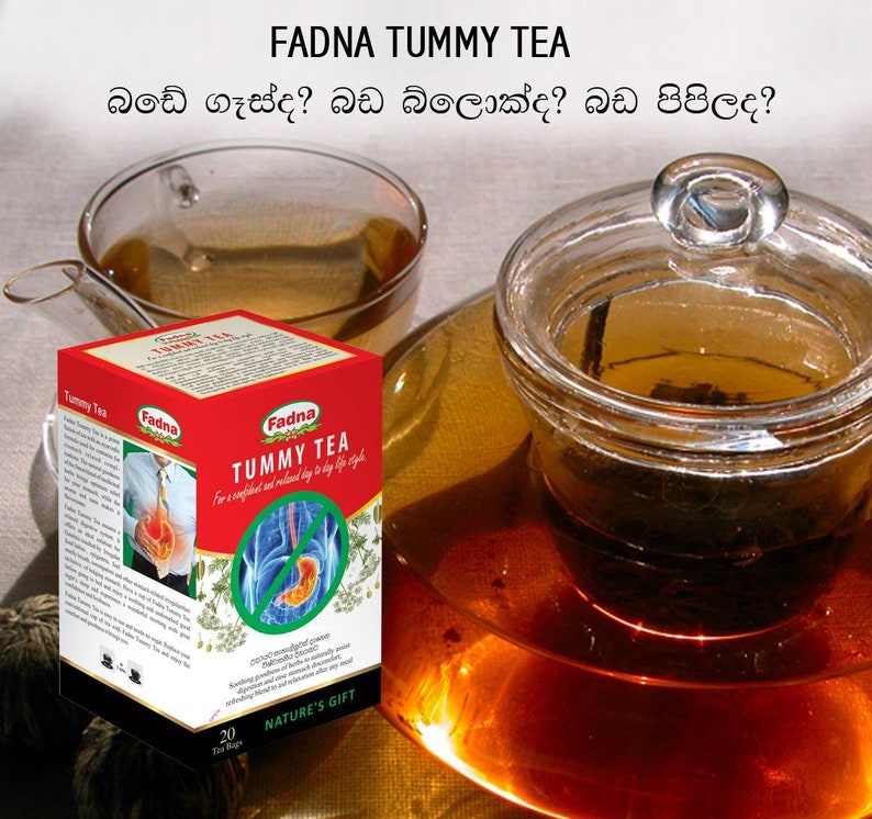 Fadna Tummy Tea Herbal Tea for Reduce Bloated Stomach and Regain Proper ...