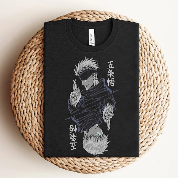 Gojo Shirt Anime - Etsy