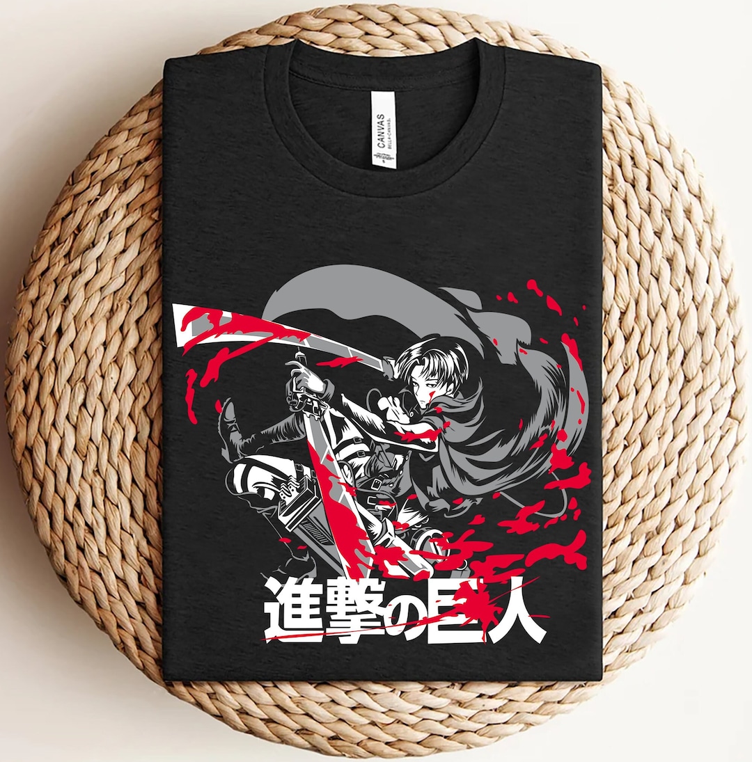 Unisex Levi Shirt, Aot Shirt, Attack Titan Shirt, Anime Graphic Tees ...