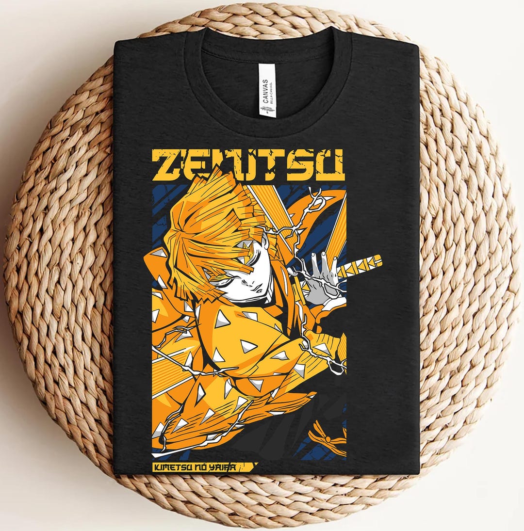 Zenitsu Shirt, Demon Slayer Shirt, Lightning Hashira Shirt, Anime ...