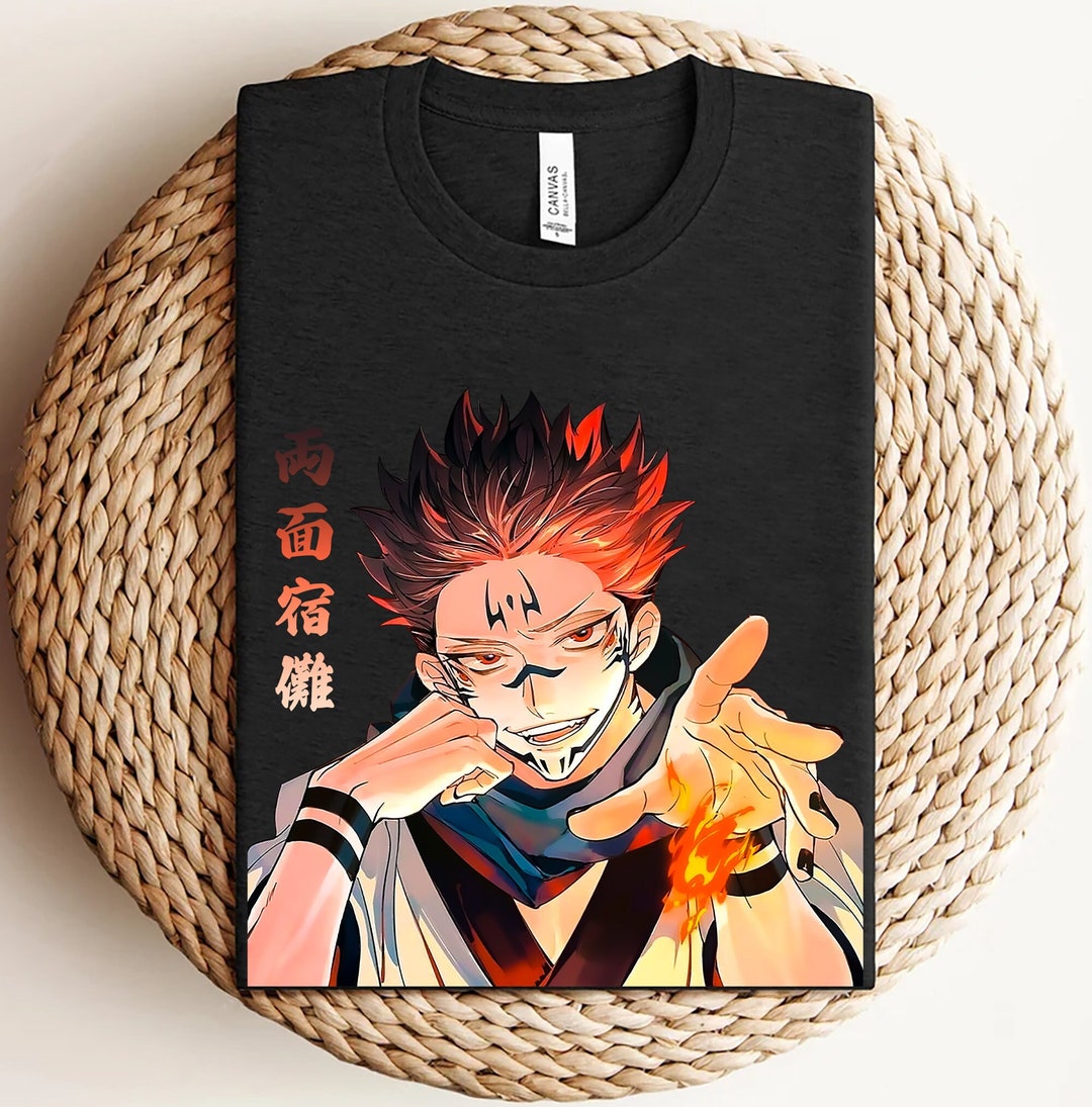 Sukuna Shirt, Ryoumen Sukuna Shirt, Jujutsu Kaisen Shirt, JJK Shirt ...