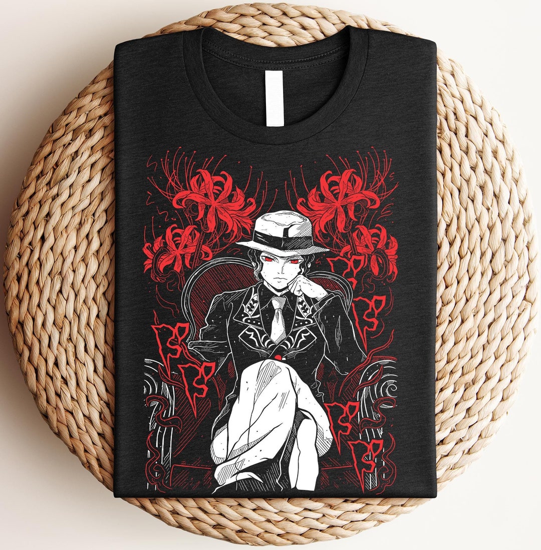 Muzan Shirt, Demon Slay Shirt, Anime Graphic Tees, Gift for Him, Gift ...