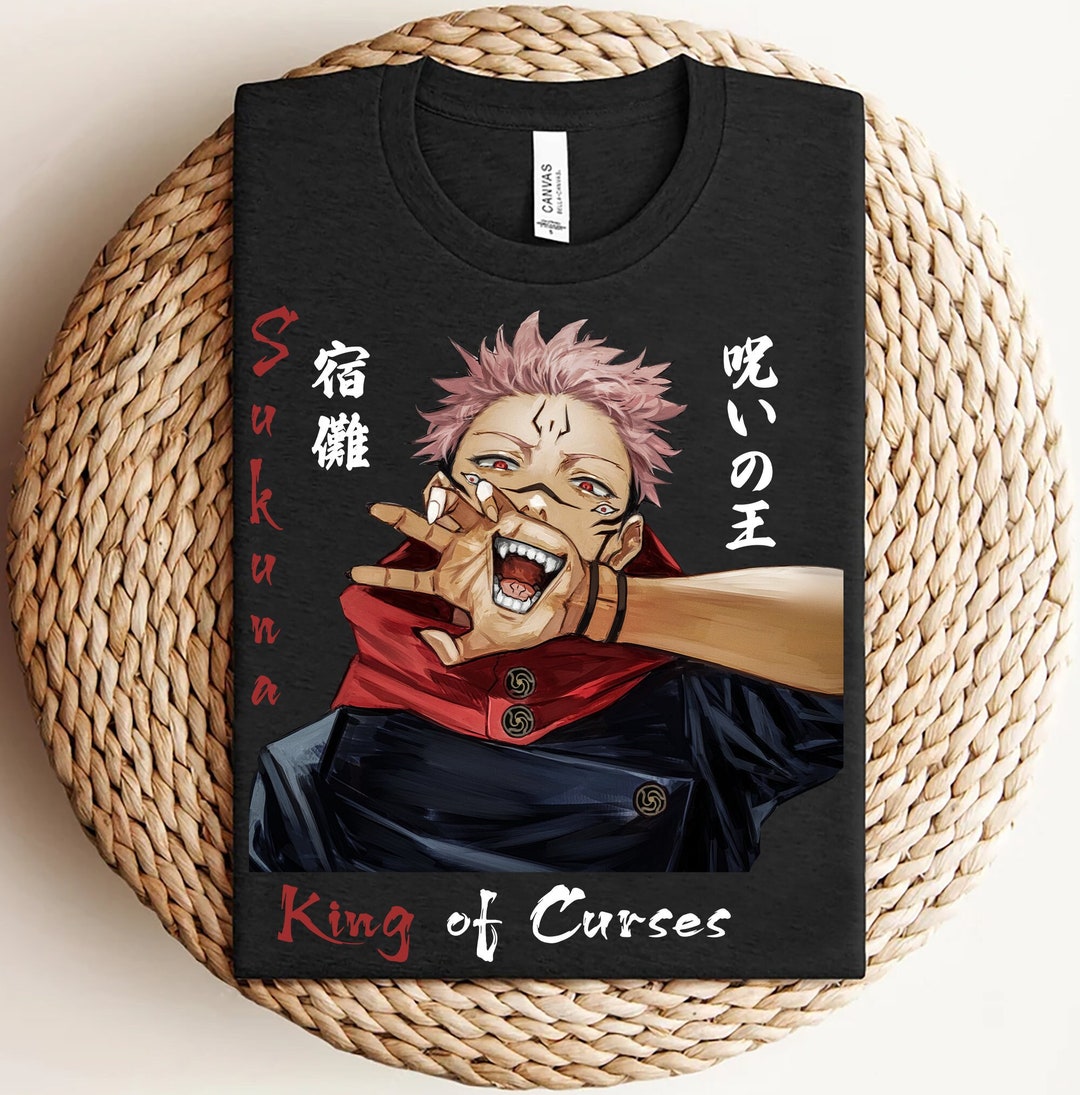 Sukuna Shirt, Jujutsu Kaisen Shirt, Anime Graphic Tees, Gift for Him ...