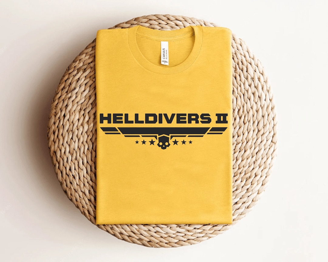 Helldivers 2 Shirt, Gamer Tag Tshirt, Video Game Tees, Gaming Apparel ...