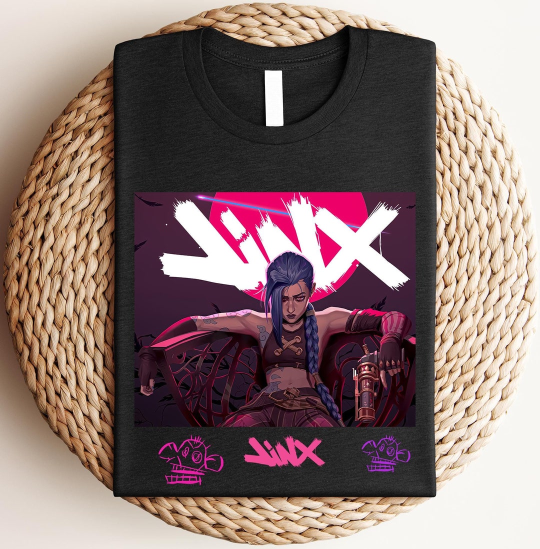 Jinx Shirt, Arcane Shirt, Powder Shirt, Anime Graphic Tee, Gift for Him ...
